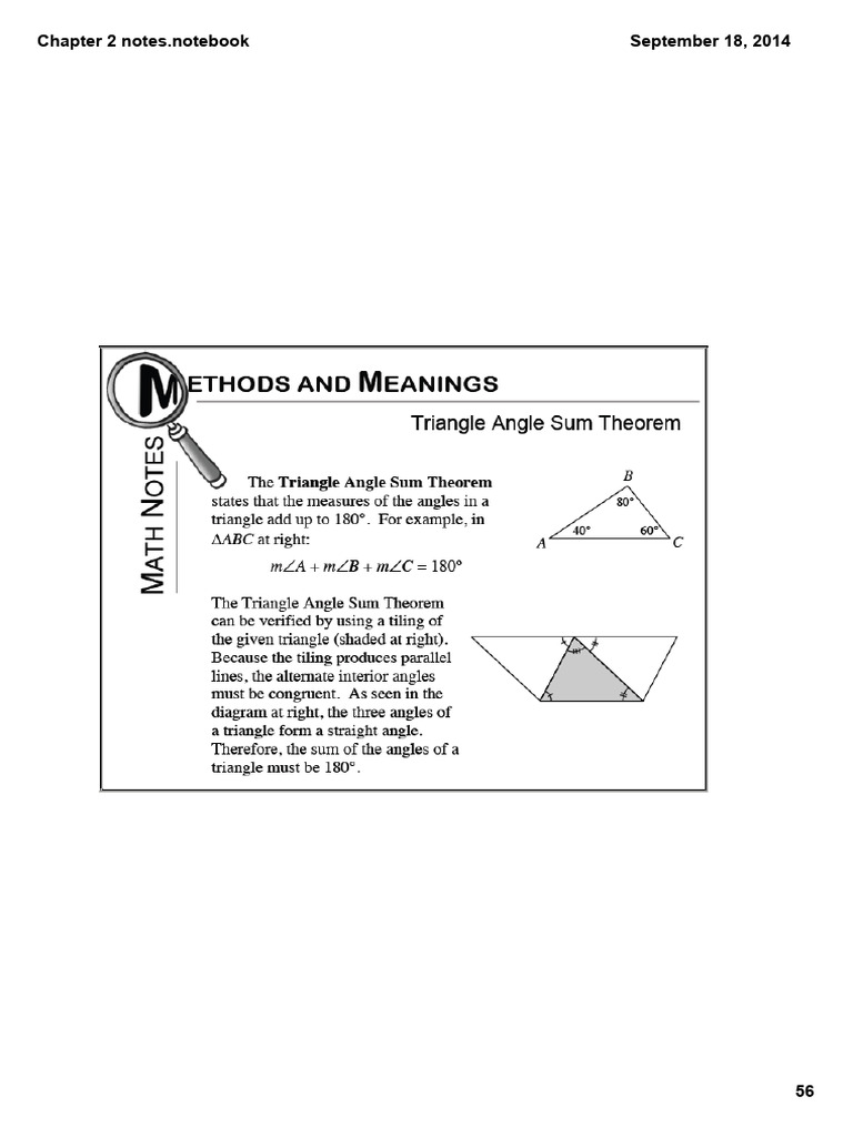 CPM Algebra1 - Chapter - 2 - Notes - 12 | PDF
