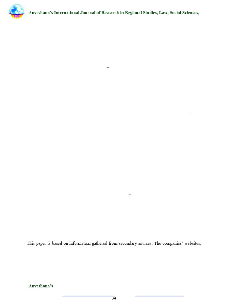 Green Marketing Initiatives by FMCGS Case of Itc and Hul 1 | PDF ...