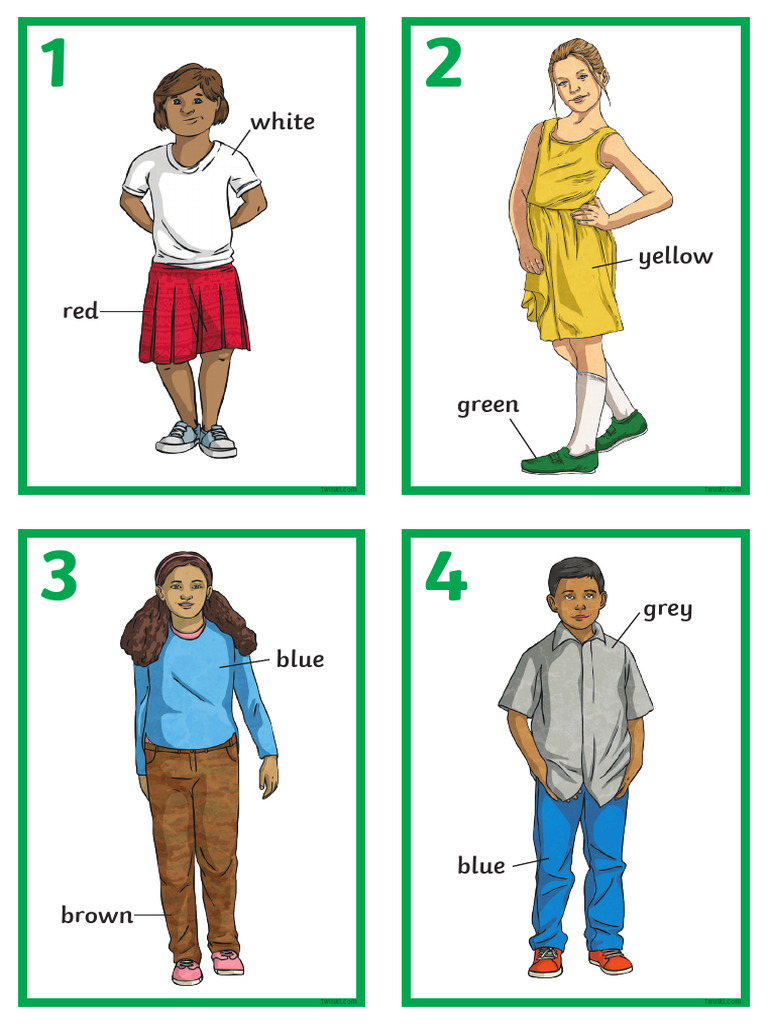 Fashion Picture Cards | PDF