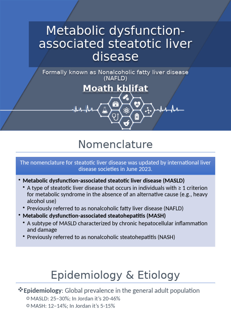 1 Metabolic Dysfunction Associated Steatotic Liver Disease 1 1 2 | PDF | Cirrhosis | Metabolic ...