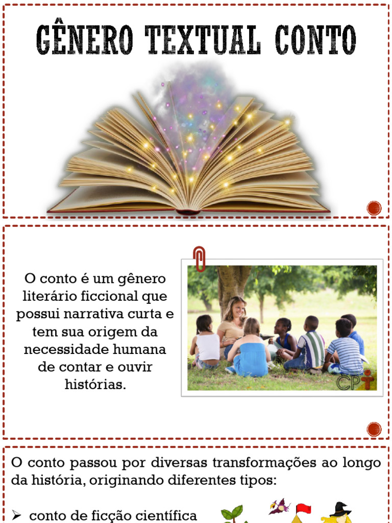 Estrutura e Tipos de Contos | PDF | Narrativa | Contos