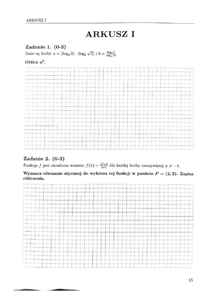 Aksjomat - Arkusze Maturalne. Matematyka Poziom Rozszerzony Arkusz 1 I 2 | PDF