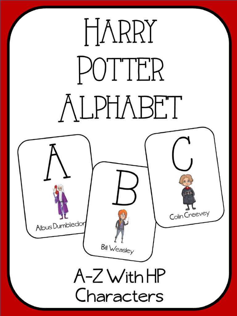 Harry Potter Character Alphabet Guide | PDF