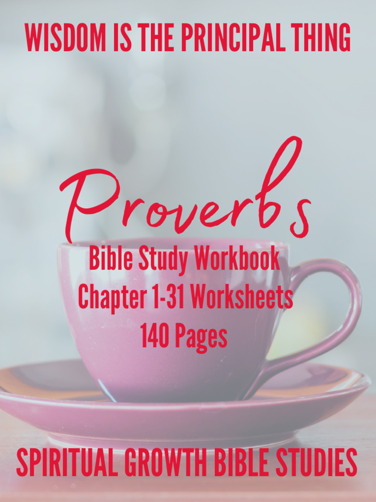 Proverbs Workbook Chapters 1-31 | PDF | Book Of Proverbs | Wisdom