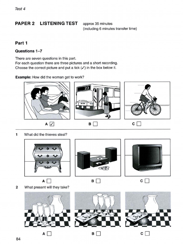 Listening Test | PDF