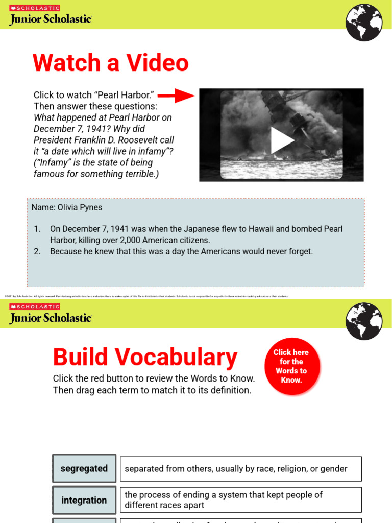 Olivia Pynes - #1 C3 SW Portfolio Sample | PDF | Attack On Pearl Harbor ...