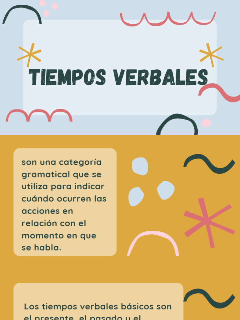Tiempos Verbales 6 | PDF | Conjugación gramatical | Lingüística