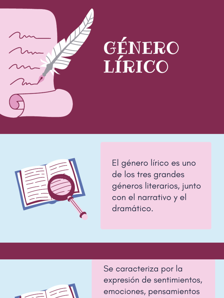 GÉNERO LÍRICO | PDF | Poesía