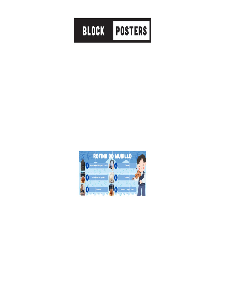 Create a Landscape Block Poster | PDF