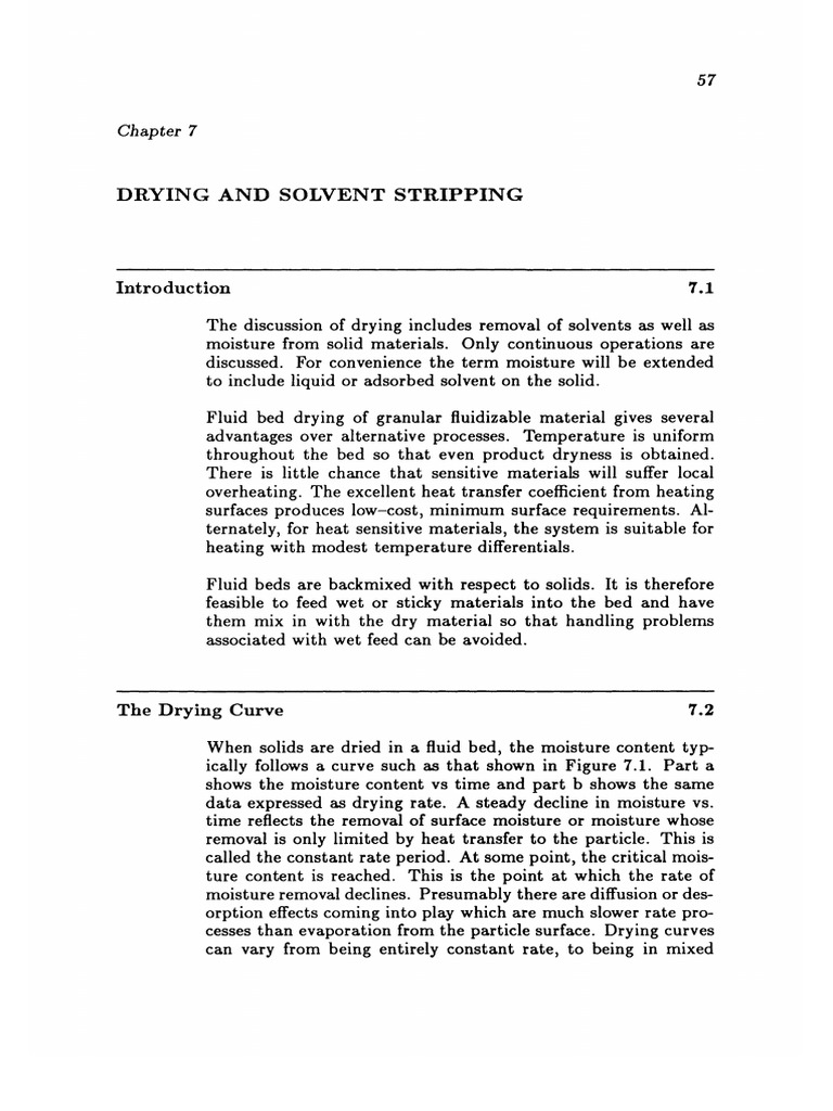 Chapter 7 Drying and Solvent Stripping 1990 Handbook of Powder Technology | PDF | Heat Transfer ...