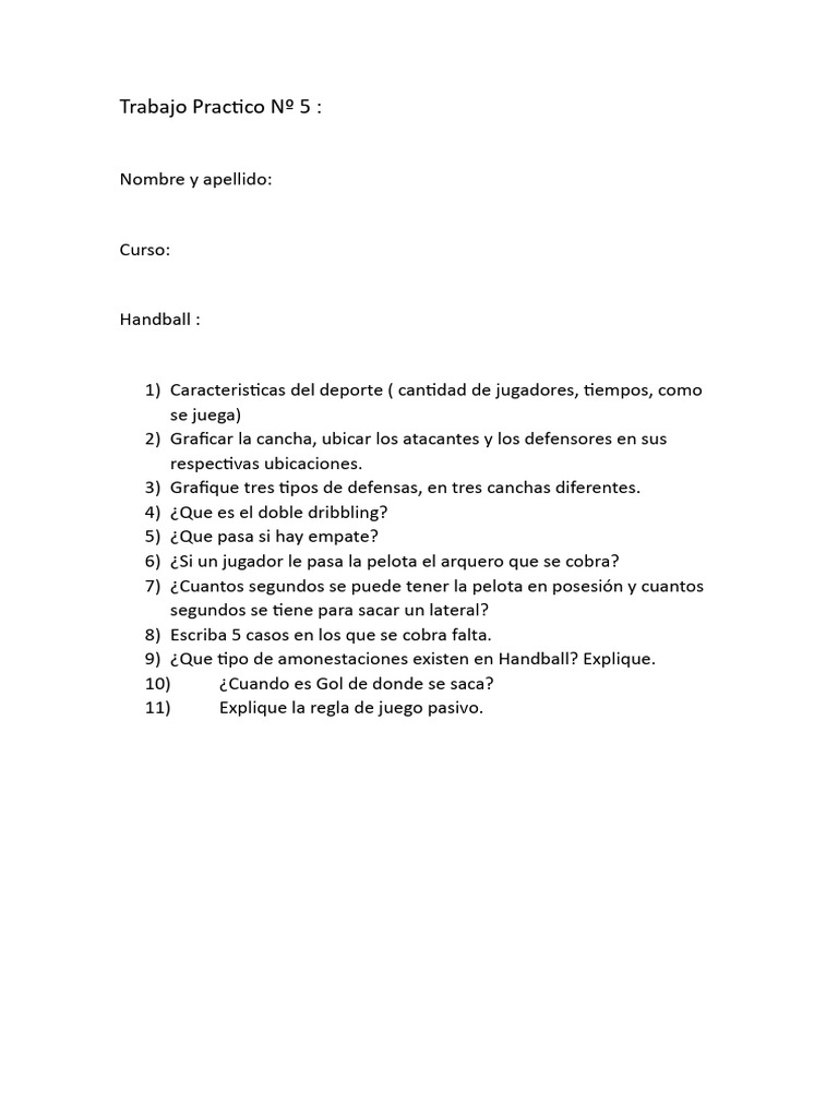 Trabajo Practico #5 | PDF