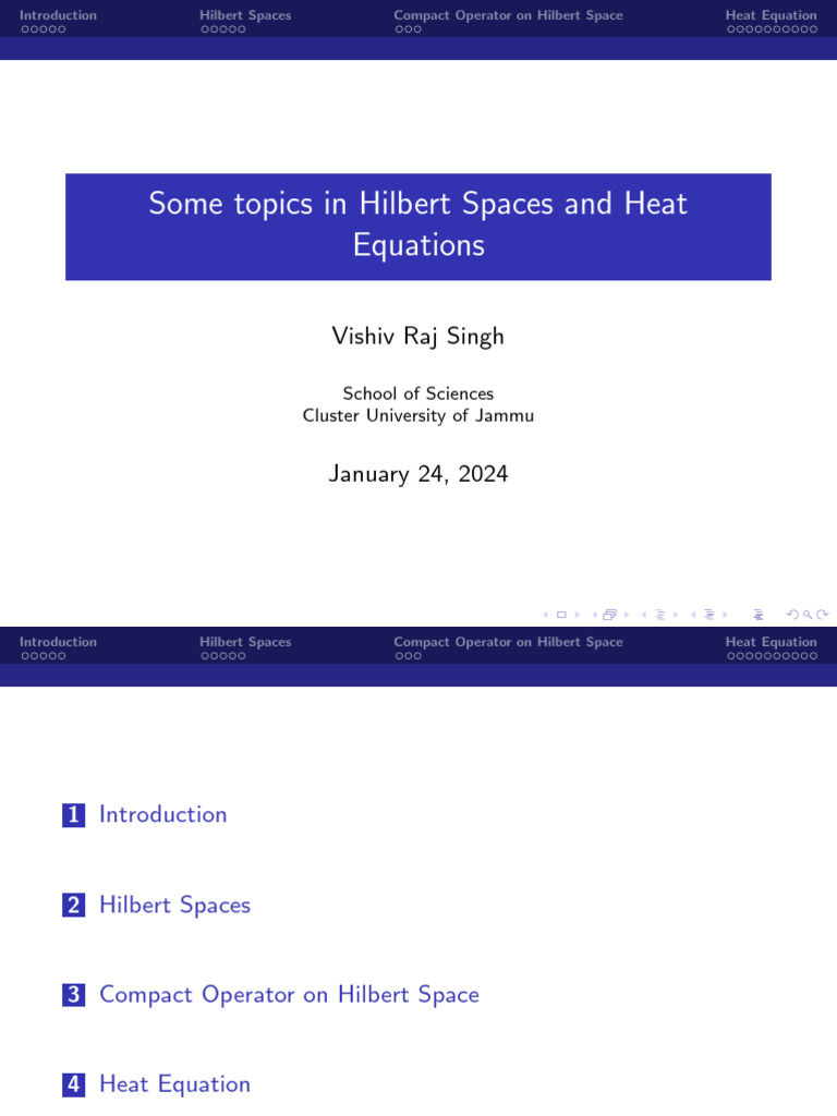 Partial Differential Equation | PDF | Hilbert Space | Operator (Mathematics)