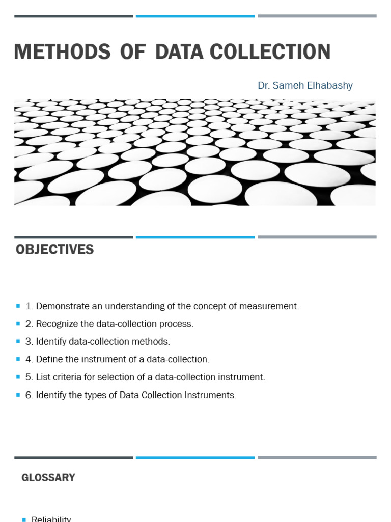 9th. Methods of Data Collection | PDF | Validity (Statistics) | Survey Methodology