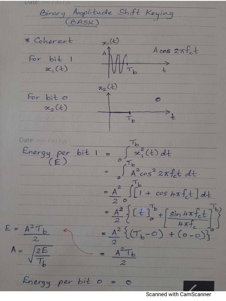 9 Digital Modulation - BASK | PDF
