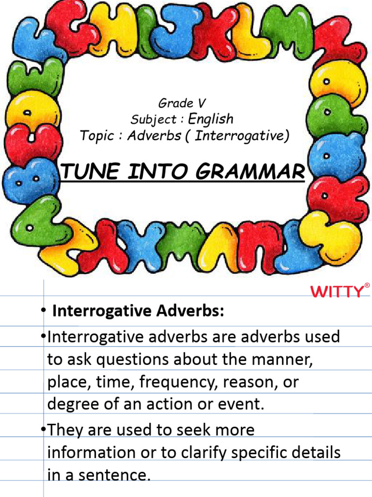 Adverbs - Notes | PDF