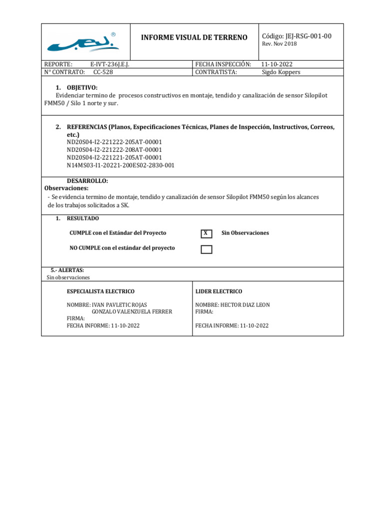 E-IVT-236 Sensor Silopilot FMM50 | PDF