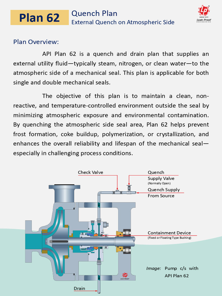 Leak-Proof Engineering - API Plan 62 | PDF | Valve | Bearing (Mechanical)