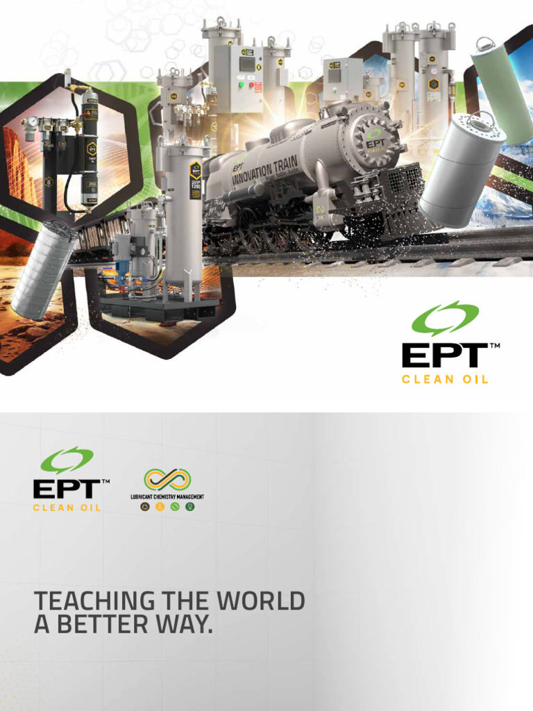 EPT Clean Oil Company Brochure | PDF | Filtration | Lubricant