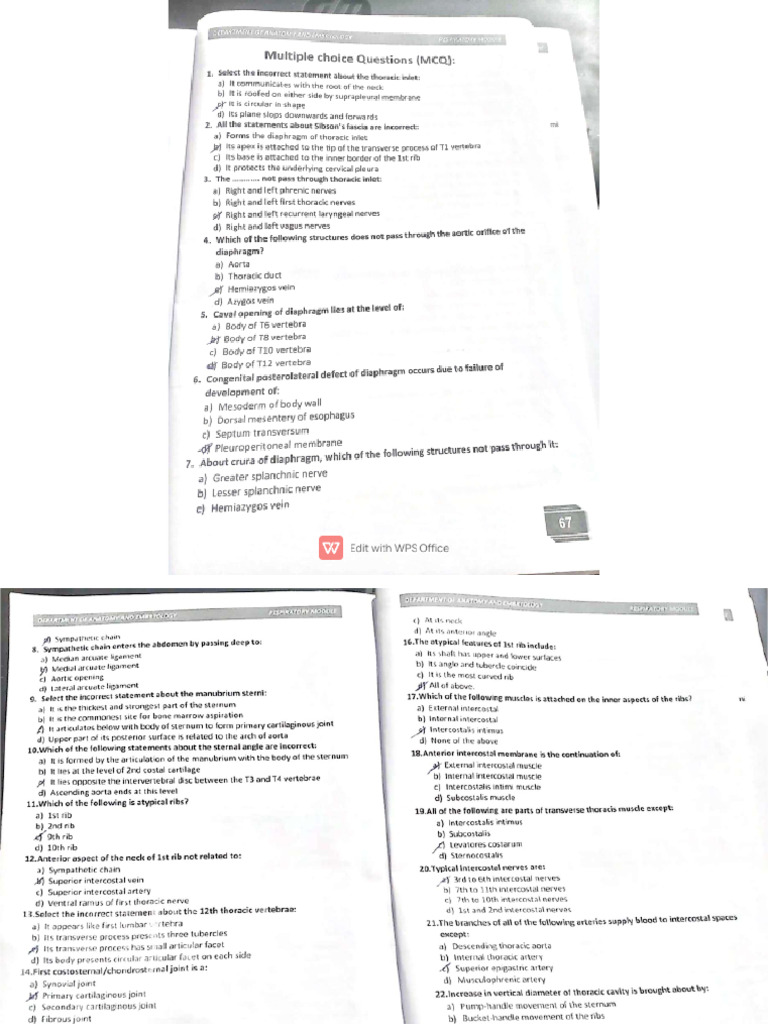 Department Book Answers by Dr. Amr Younis | PDF