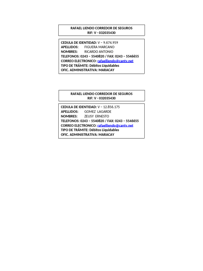 Etiquetas Oficina | PDF