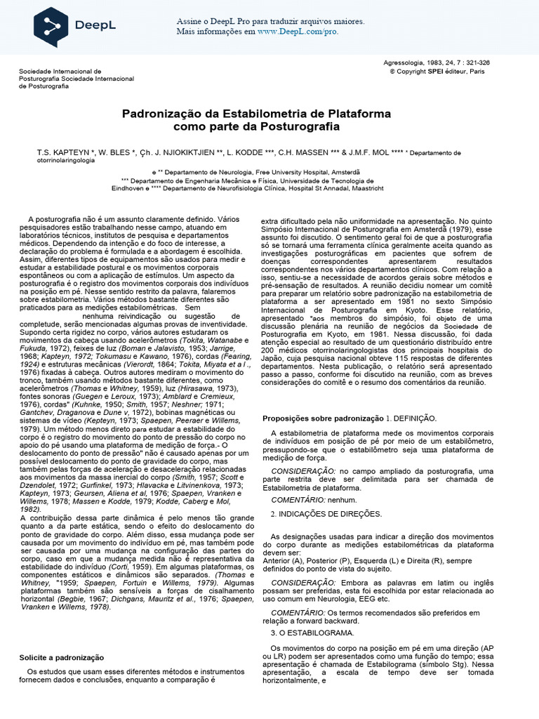 Kapteyn Et Al., 1983. CONCEITOS. Traduzido PT | PDF | Aceleração | Tempo