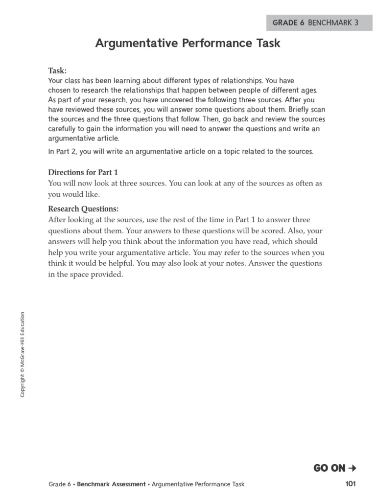 Argumentative Practice SBA | PDF | Grandparent | Old Age