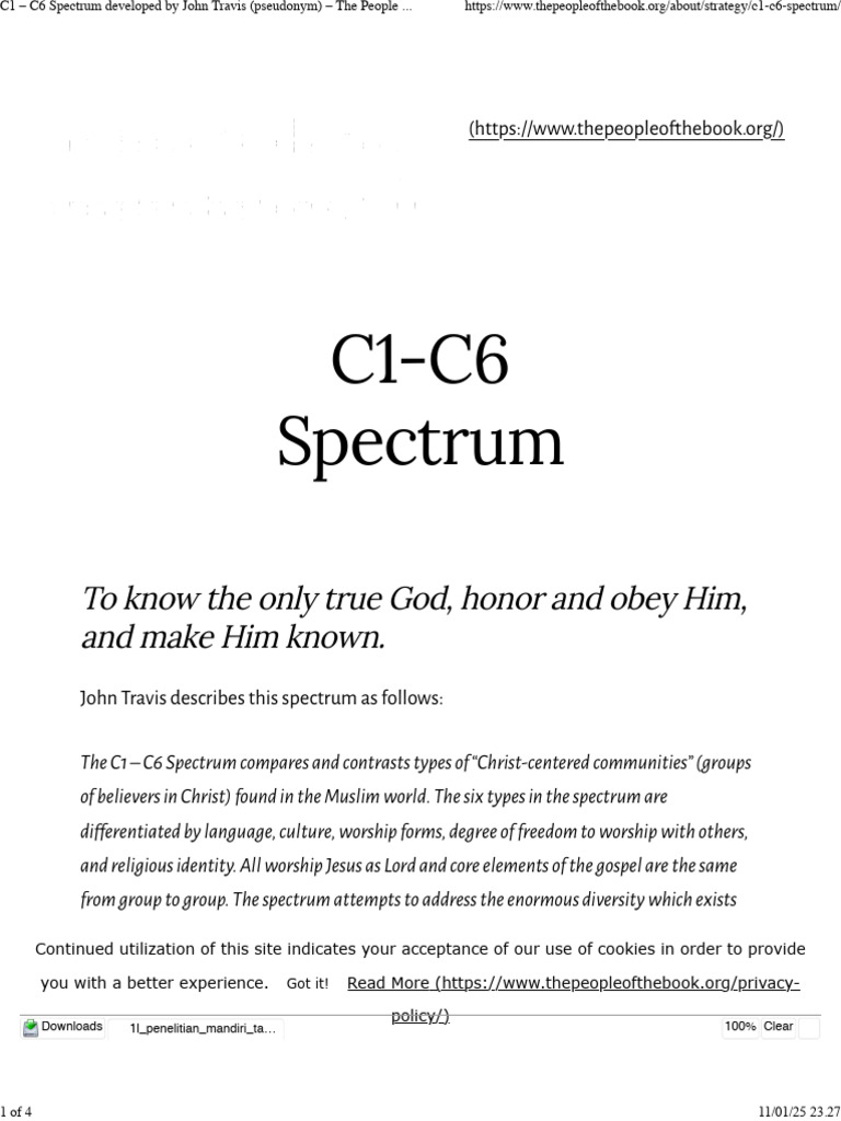 Understanding the C1-C6 Spectrum | PDF | Jesus | Religious Faiths