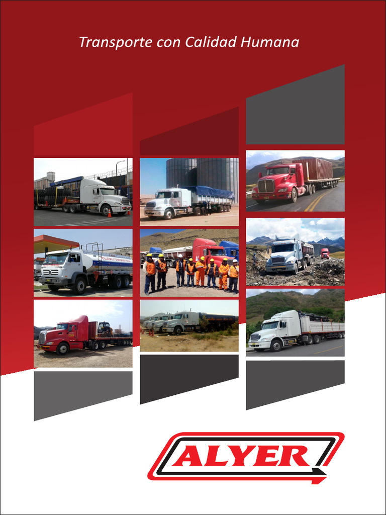 Brochure Transporte Alyer Transporte General | PDF