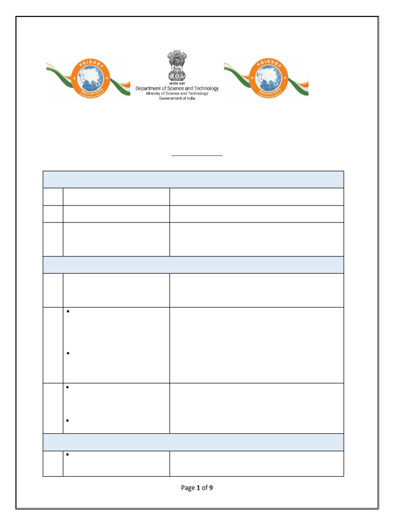 Application Format For VAIBHAV Felowship | PDF