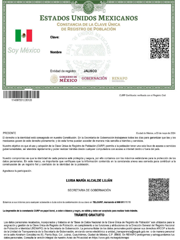 Curp | PDF