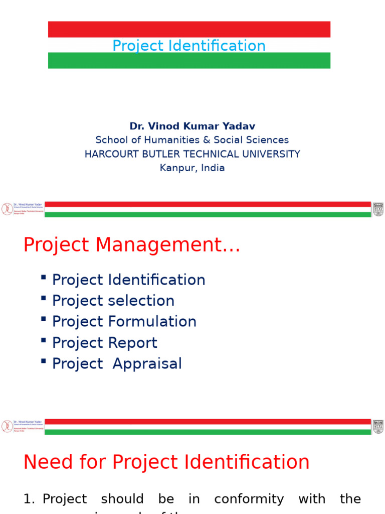 3.1 Project Identification | PDF
