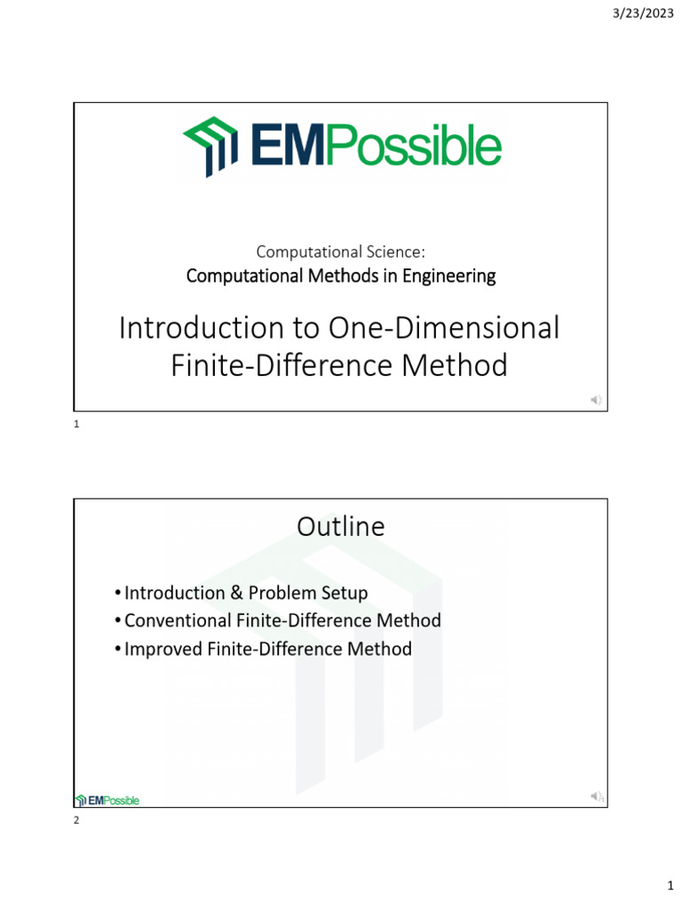Finite-Difference Method in Engineering | PDF | Numerical Analysis ...