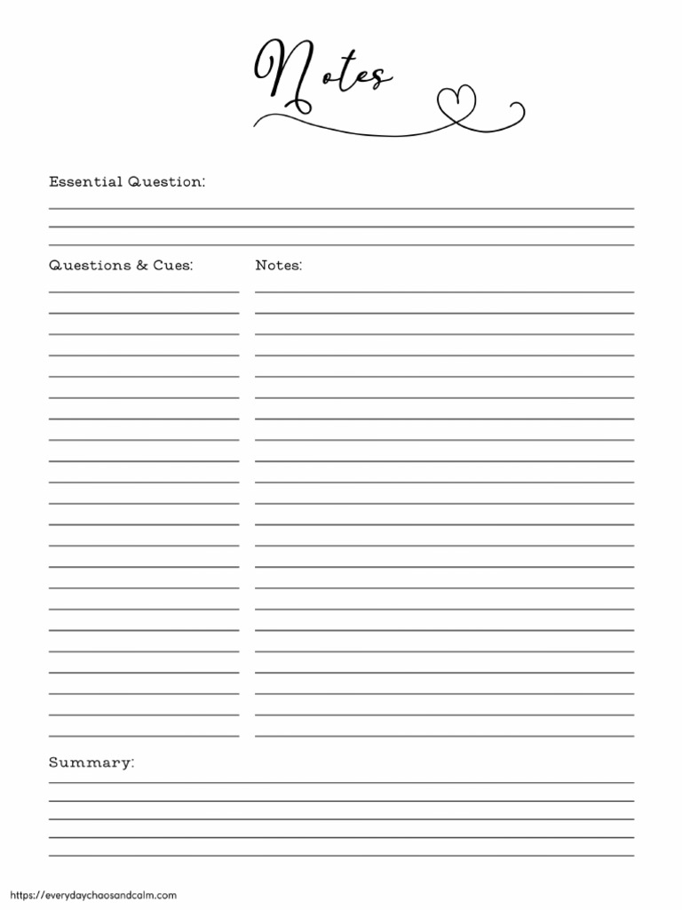 Cornell Notes3 | PDF