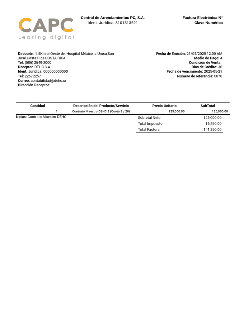Reporte Facturas | PDF