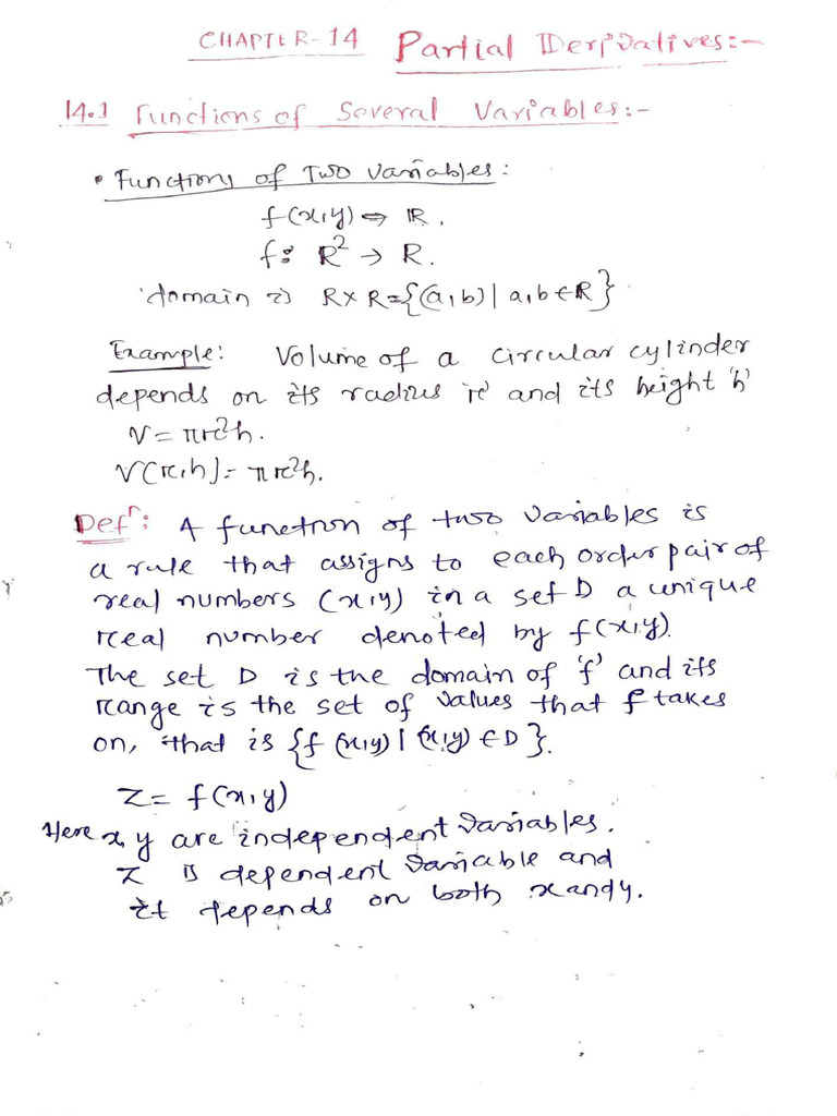 Chapter 14 Calculus B | PDF