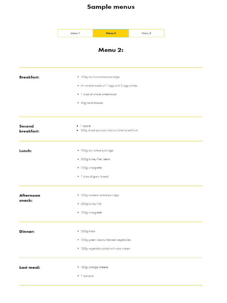 2.2 Sample Menu 2 | PDF