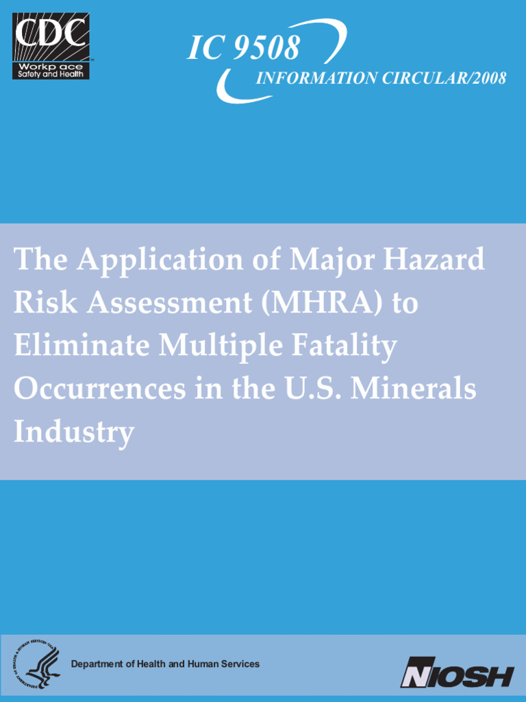 U.S. Minerals Industry Major Hazard Risk Assessment and Multiple ...