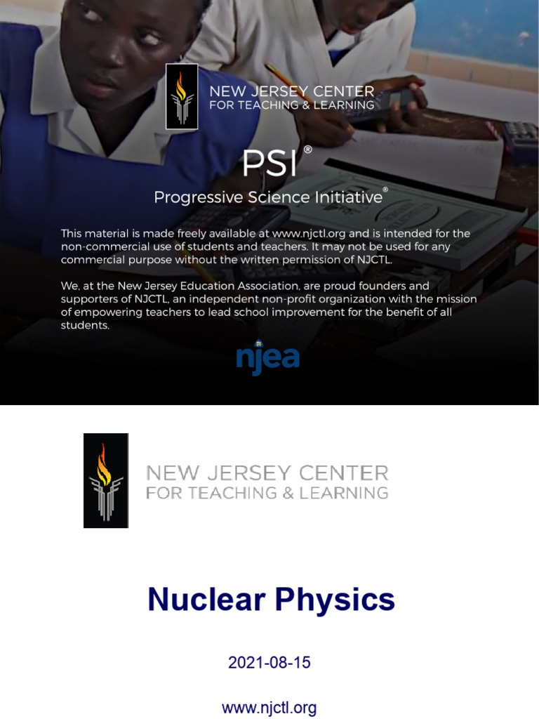 Ap Phys2 - Nuclear Physics Presentation - 2023 10 01 | PDF | Nuclear ...