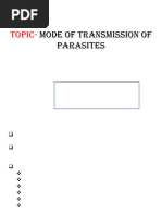 Types of Cercariae with Examples | PDF | Zoology
