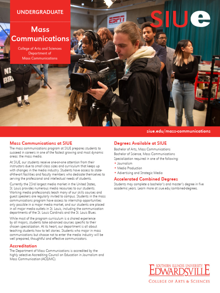 UG Mass Communication FINAL | PDF | Educational Stages