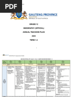 Grade 12 Drainage Patterns Overview | PDF