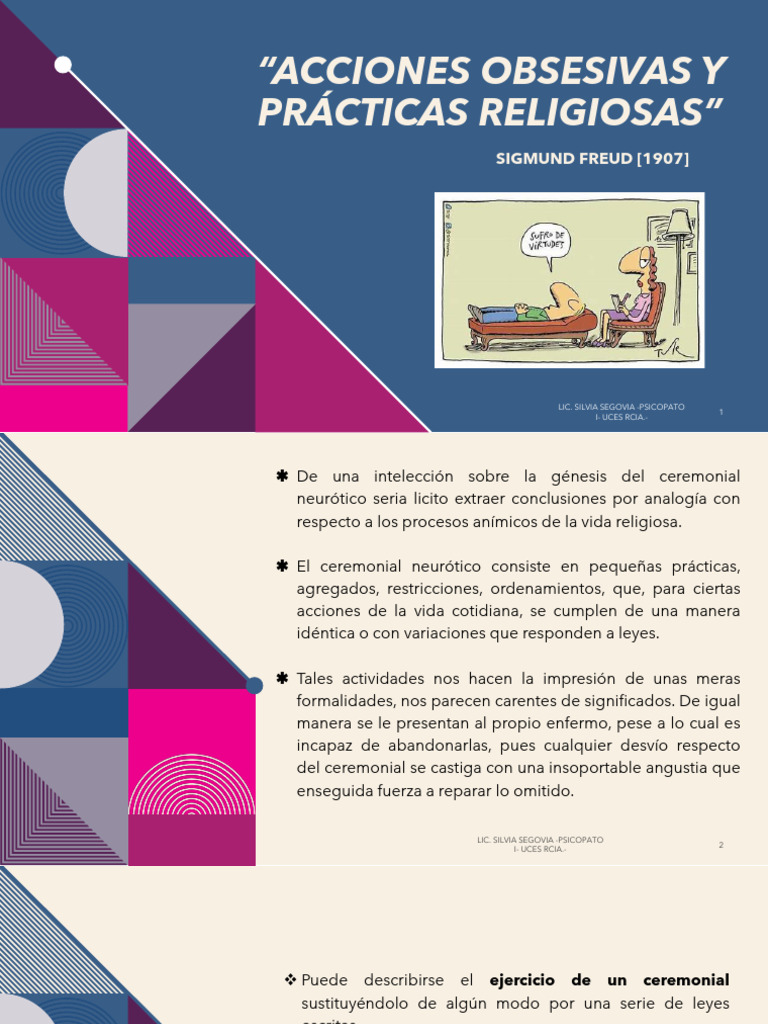 Acciones Obsesivas y Religión | PDF | Neurosis | Sicología