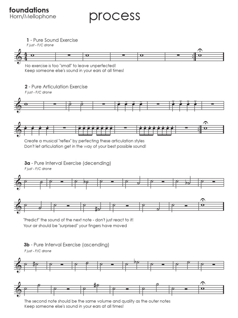 Horn - 23-24 Course Packet | PDF | Western Calligraphy | Brass Instruments