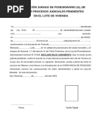 Declaracion Jurada de Extravio | PDF