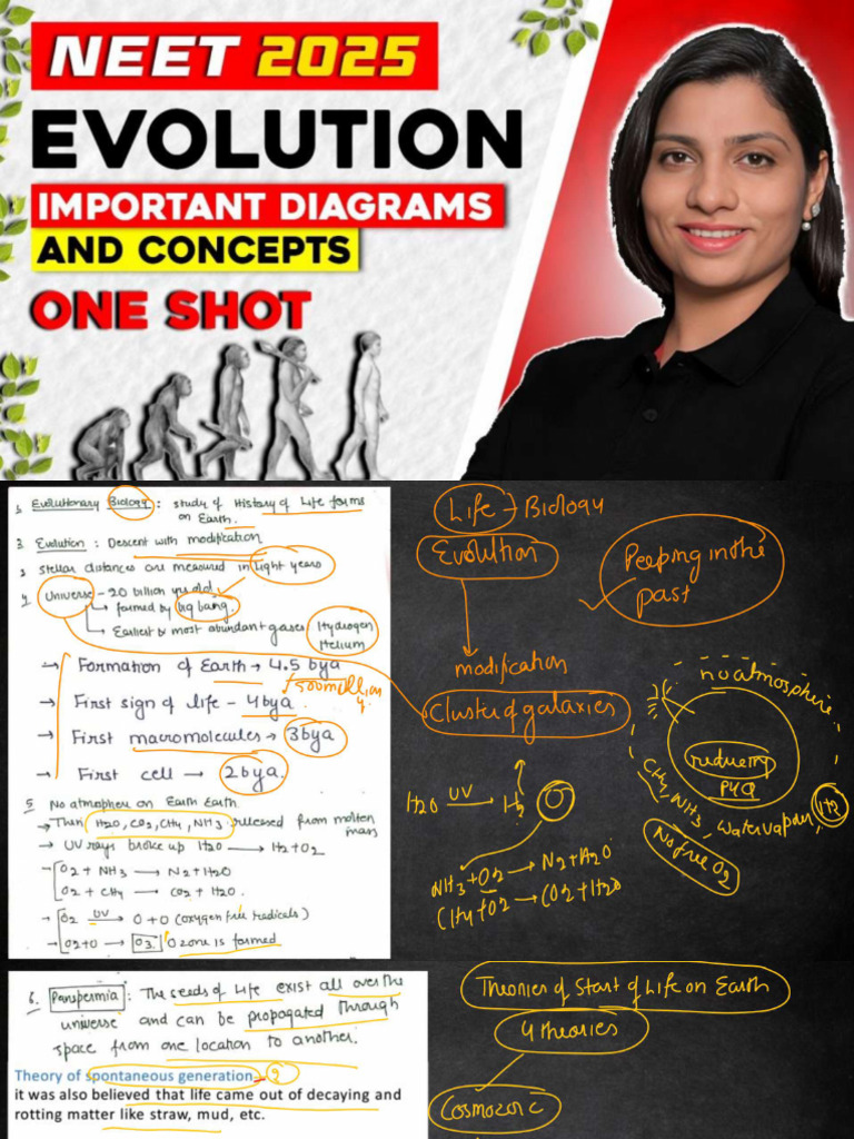 Evolution Short Notes Class_compressed | PDF