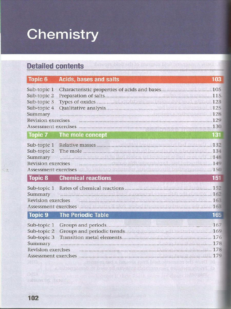 Chemistry Progress 11 - Compress | PDF