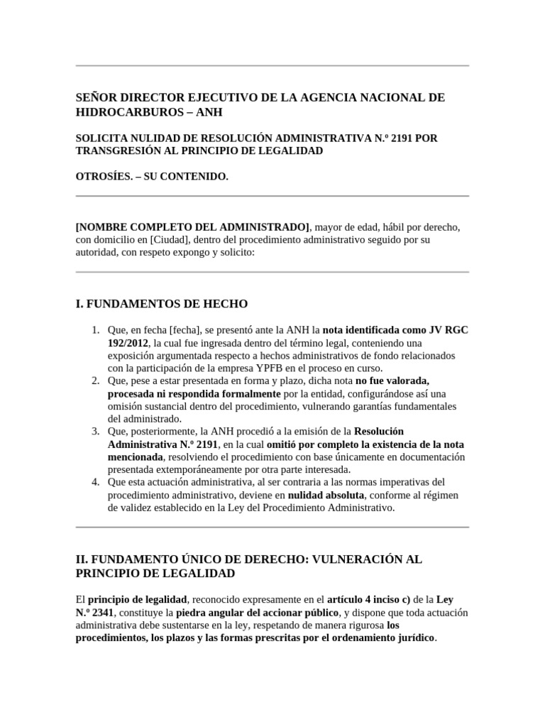 Memorial 3 | PDF | Caso de ley | Debido al proceso