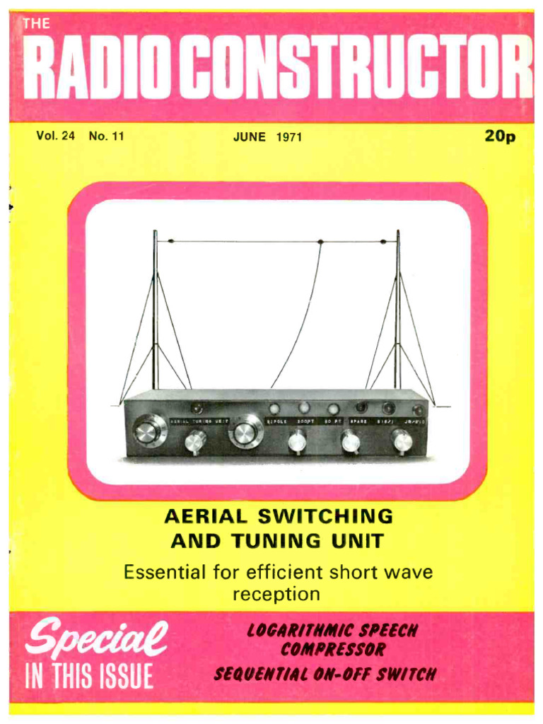 Radio Constructor 1971-06 | PDF | Amplifier | Screw