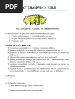 Kanisa 2025 Mpango Kazi | PDF