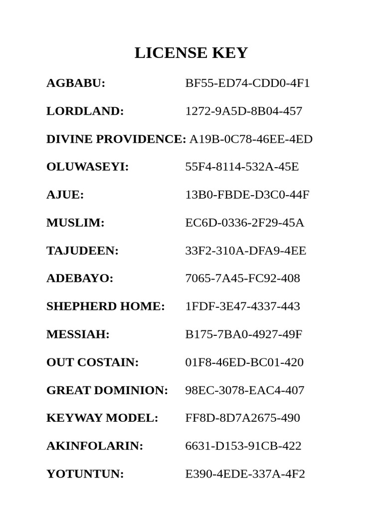 Waec License Key | PDF